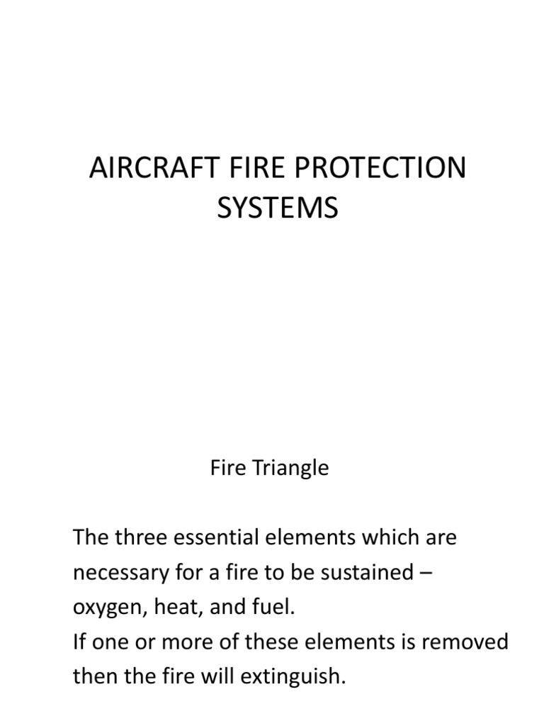 Aircraft Fire Protection Systems | PDF | Carbon Dioxide | Gases