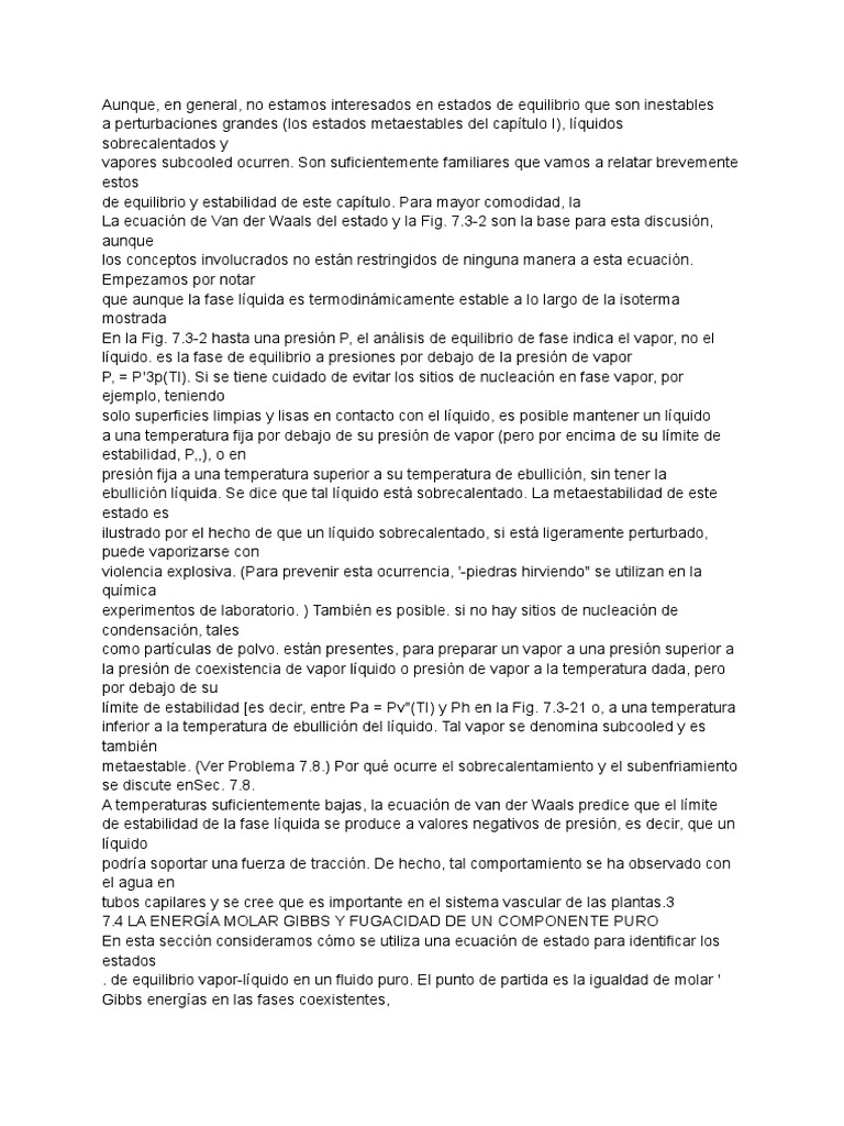 07 Lectura Sandler Cap 7. | PDF | Equilibrio químico | Gases