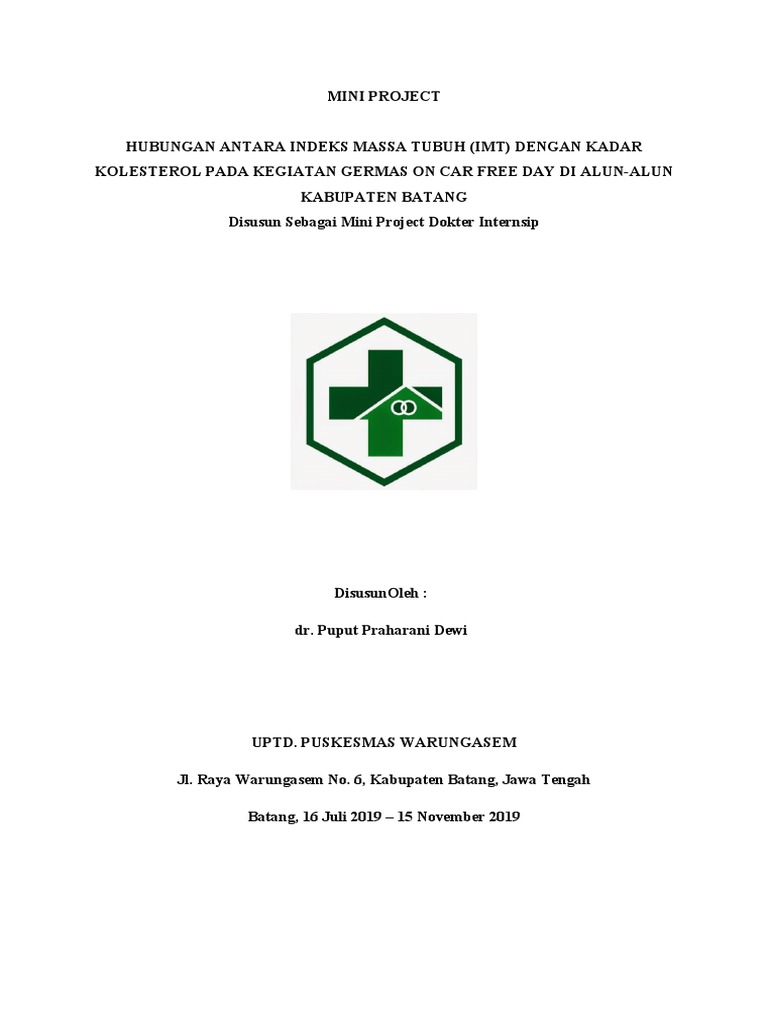 MINI PROJECT Terok | PDF | Kesehatan Holistik