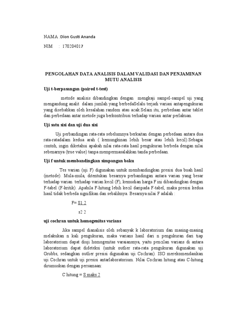 Resume QA-QC 3 | PDF