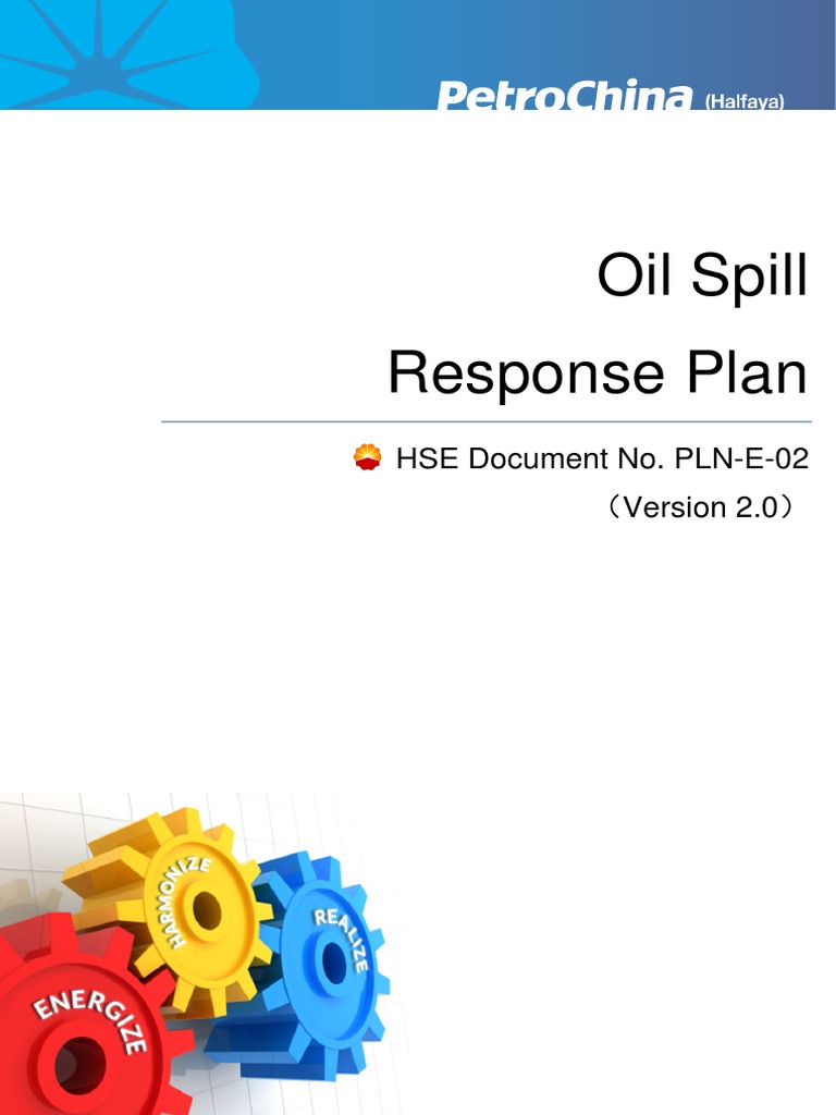 PLN-E-02 Oil Spill Response Plan-20180901 | PDF | Oil Spill | Pipeline ...