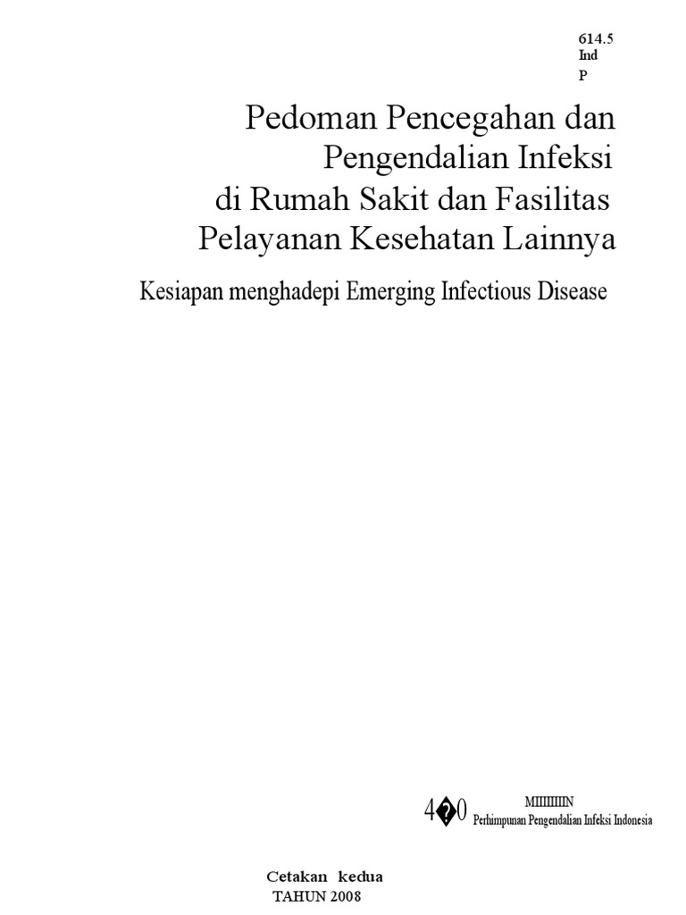 Buku Pedoman PPI RS | PDF