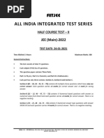 Mathongo Advanced Test Series | PDF | Chemistry | Physics