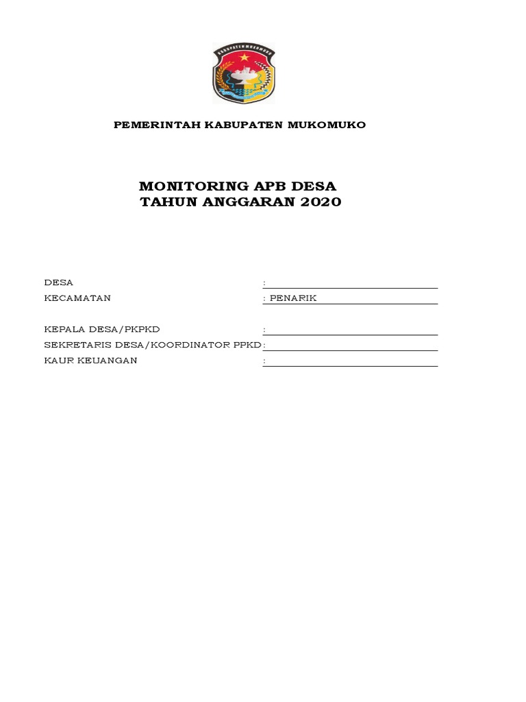 Monitoring Apbdesa Tahap III 2020 | PDF
