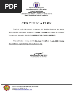 CENRR Form for Expense Certification | PDF | Expense