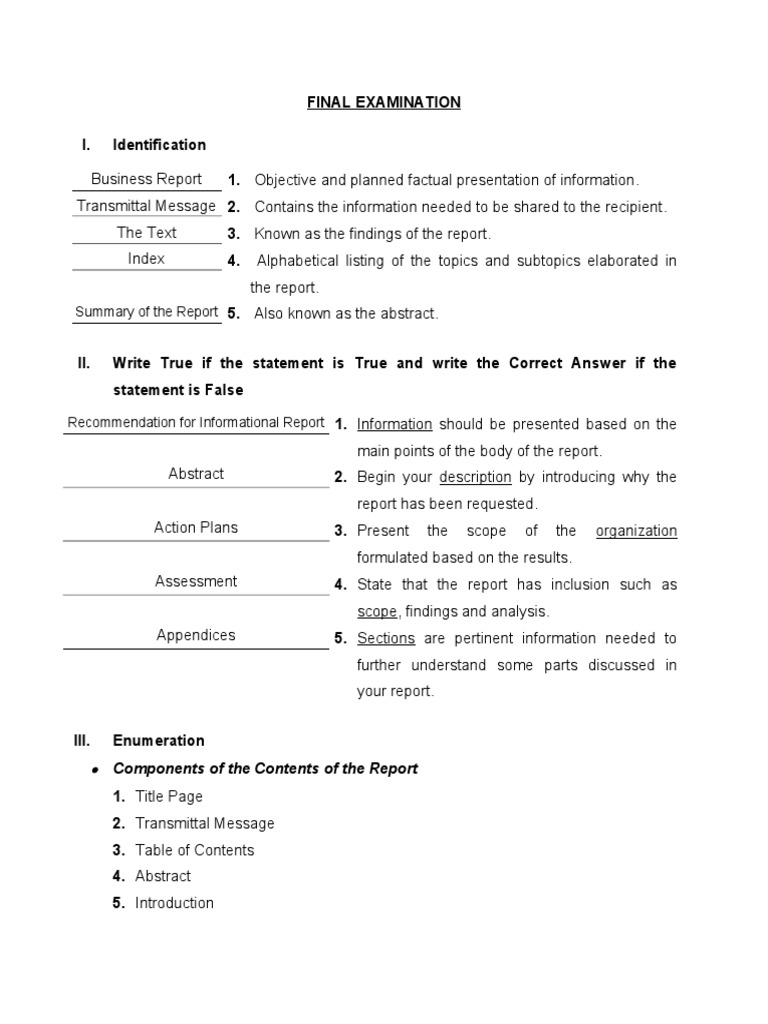 Technical Writing Exam Overview | PDF | Finance & Money Management