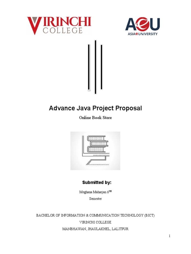Advance Java Project Proposal | PDF | Books | Java (Programming Language)