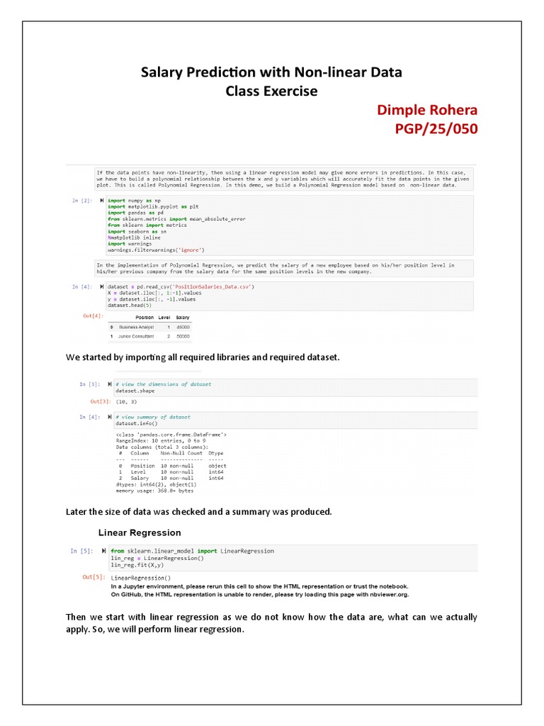 Polynomial Regression and Clustering | PDF | Regression Analysis | Cluster Analysis
