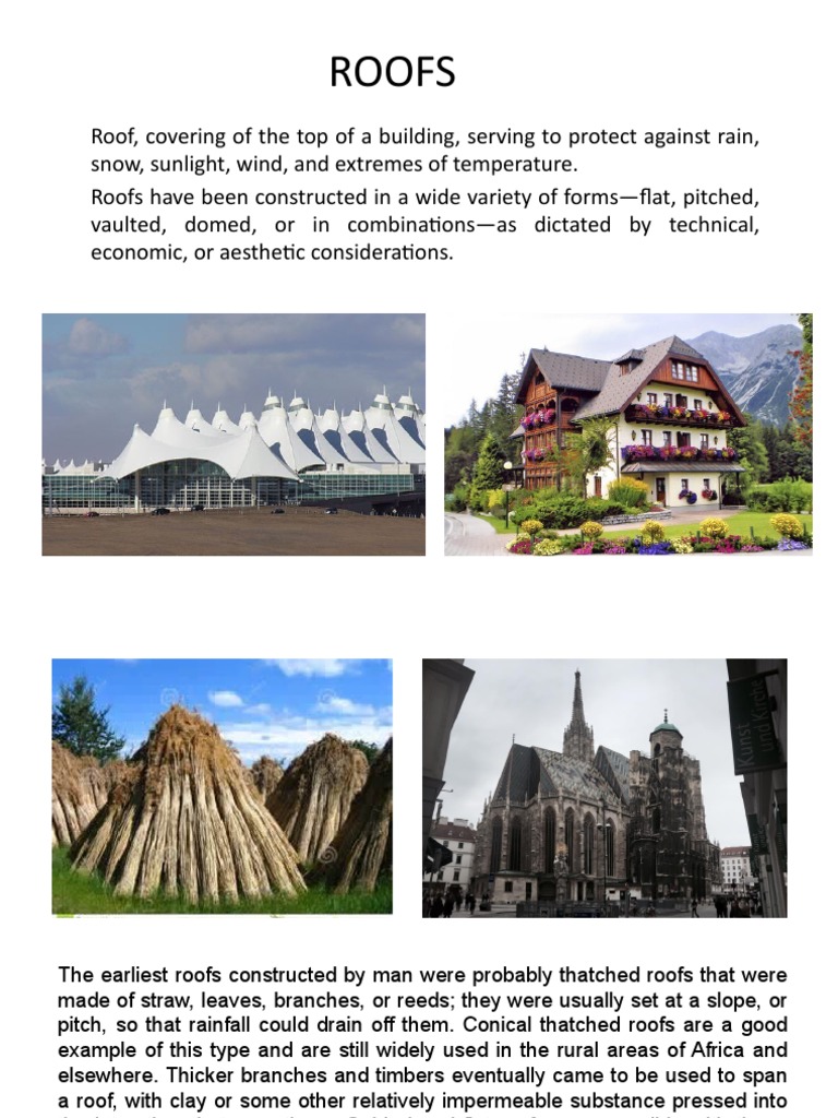 Roofs 1 Pdf Roof Concrete