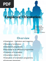 New Employee Orientation Program Sample 20190416 | PDF