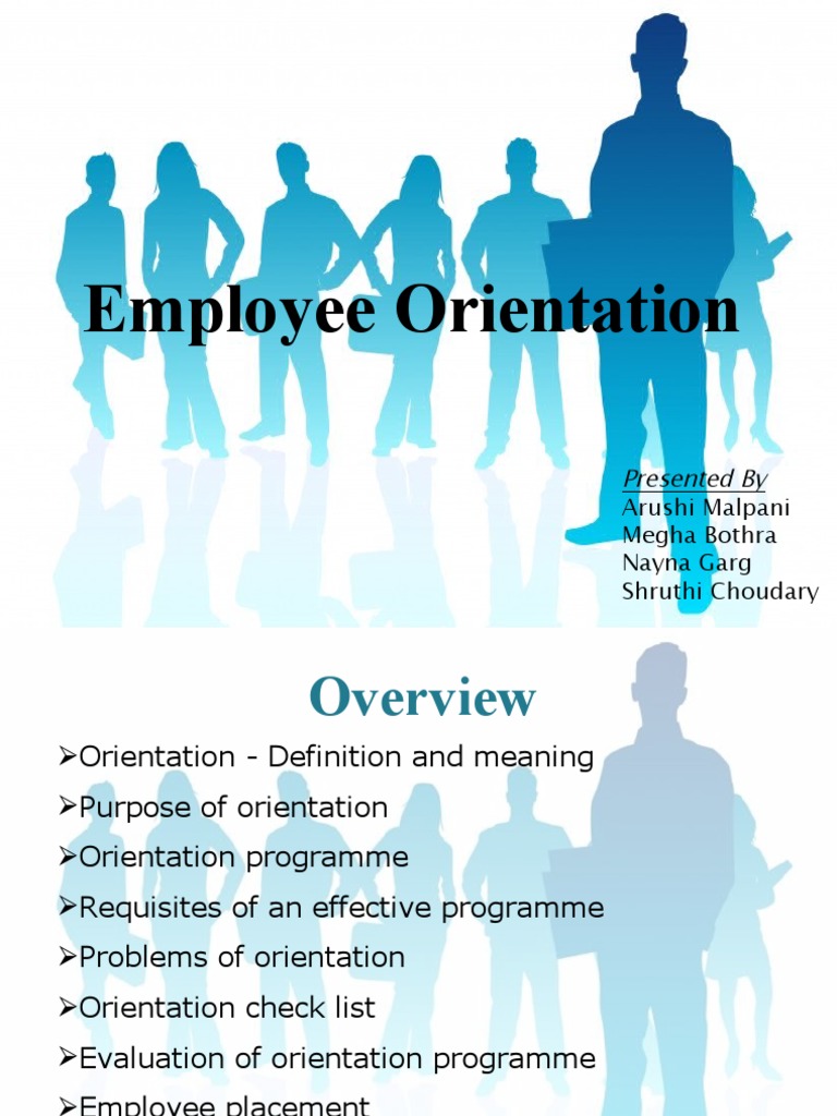 Employee Orientation: Presented by | PDF | Employment | Cognitive Science
