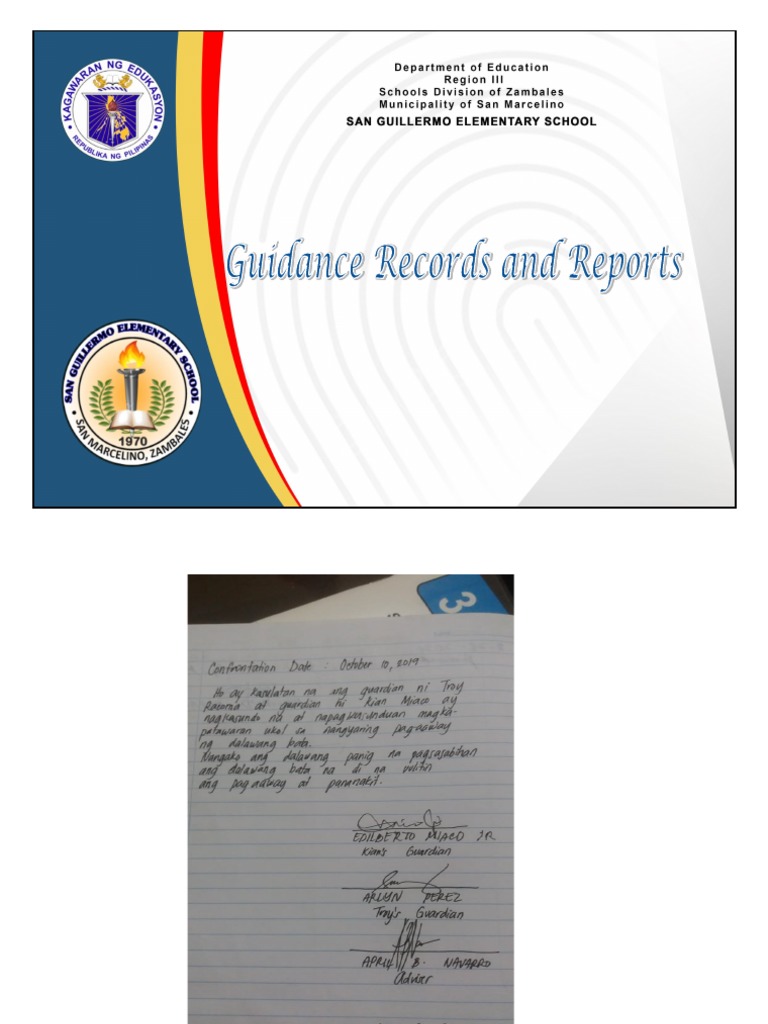 Guidance Records | PDF