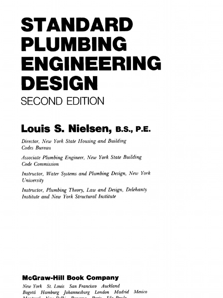 Standard Plumbing Engineering Design - 2nd Edition | PDF | Plumbing ...