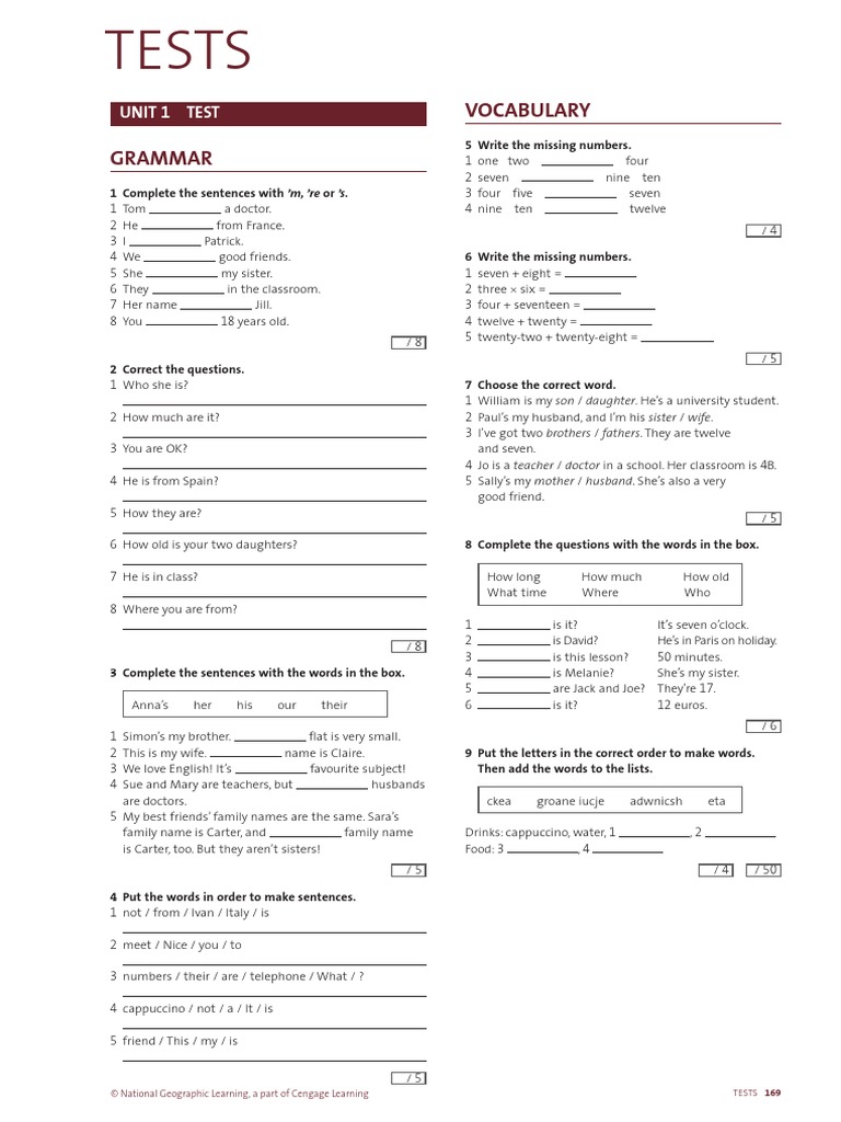 Beginner - Teacher Test Book Q | PDF | Linguistics