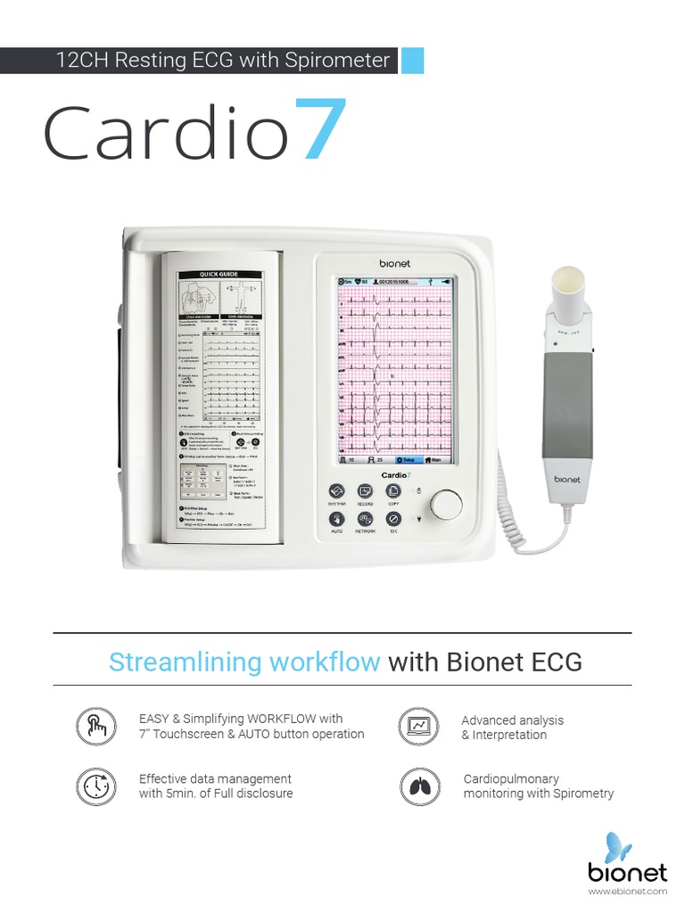 Cardio7 ECG & Spirometer Workflow Optimization | PDF ...