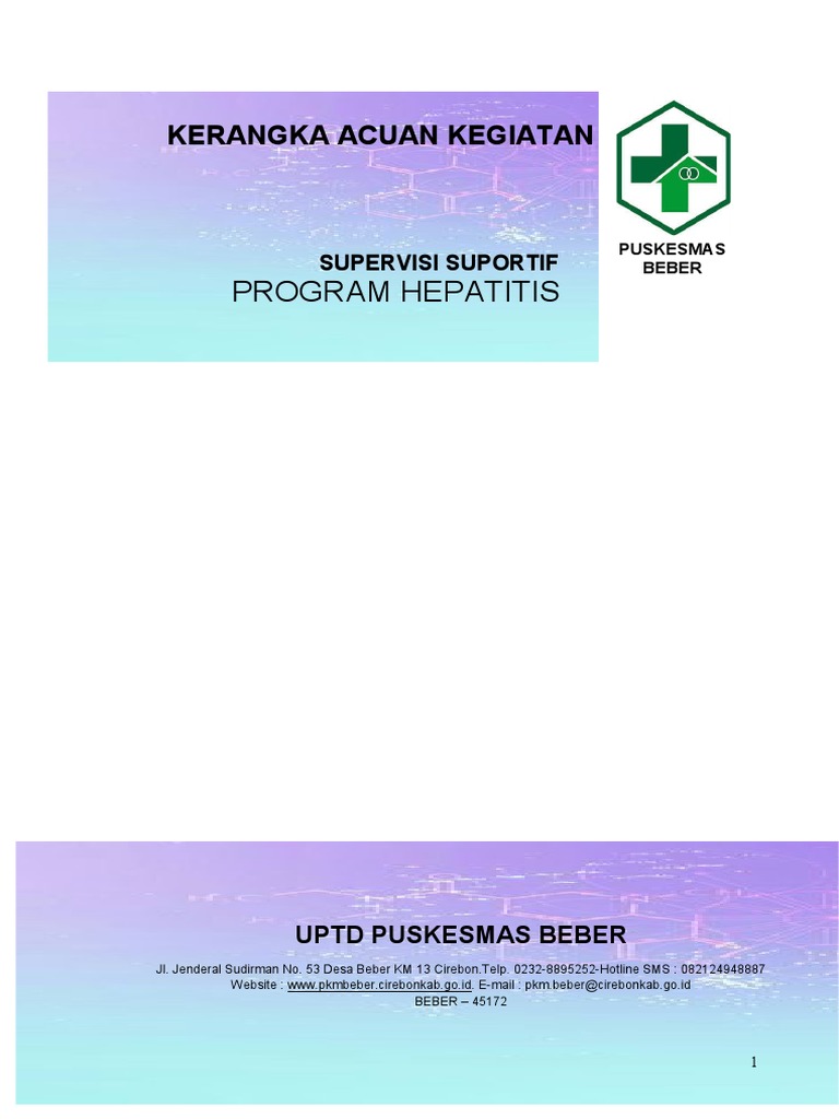 KAK SUPERVISI SUPPORTIF Hepatitis | PDF