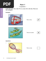 Starters Mock Test | PDF