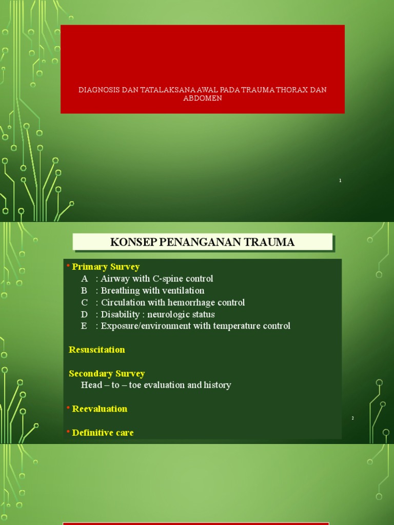 Trauma Toraks Abdomen | PDF