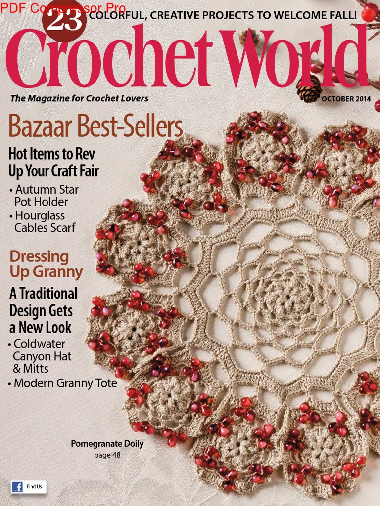Crochet World 2014 | PDF | Crochet | Yarn