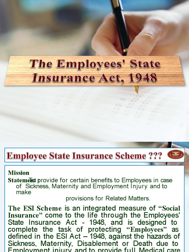 Esi Act 1948 | PDF | Employment | Economies