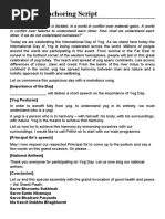 Anchoring Script For Sports Day | PDF | Travel