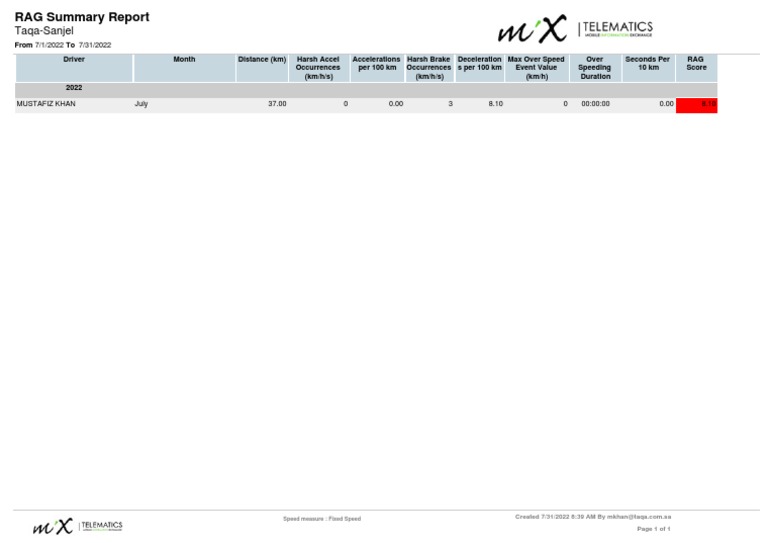 RAG Summary Report | PDF