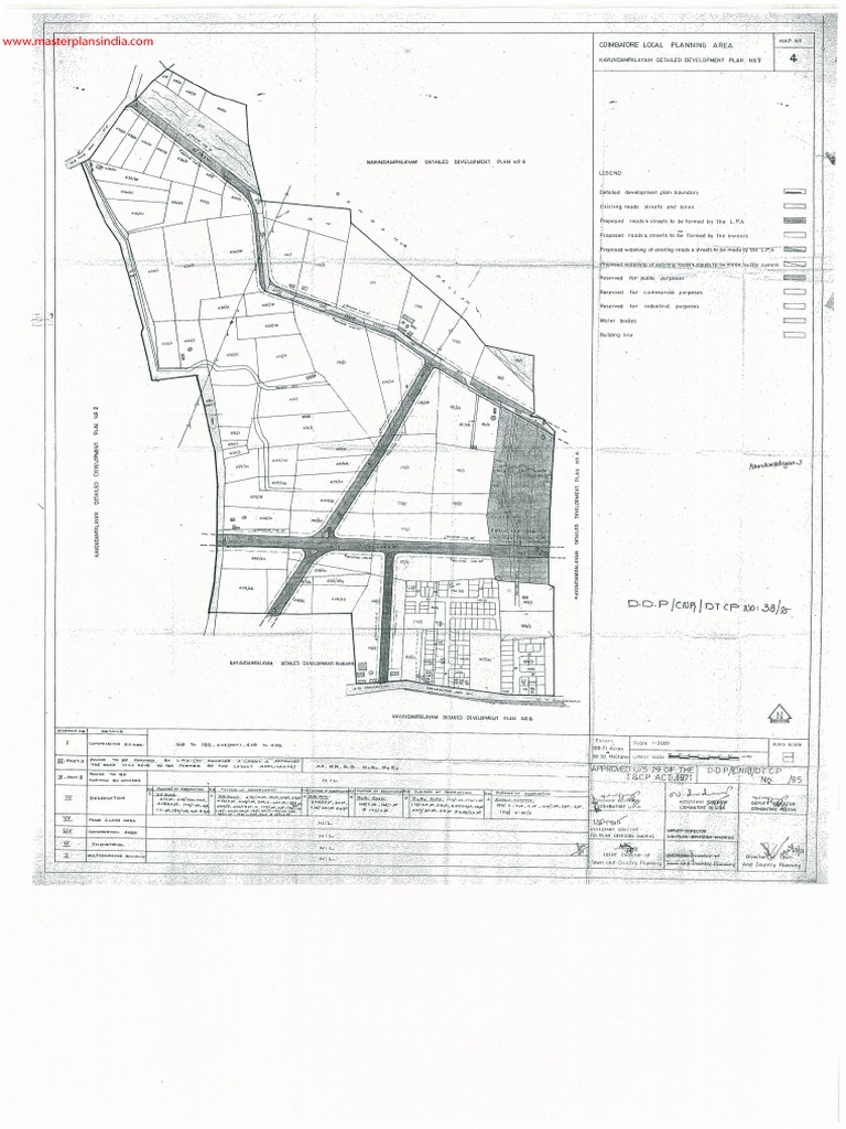 Kavundampalayam Detailed Development Plan 3 | PDF