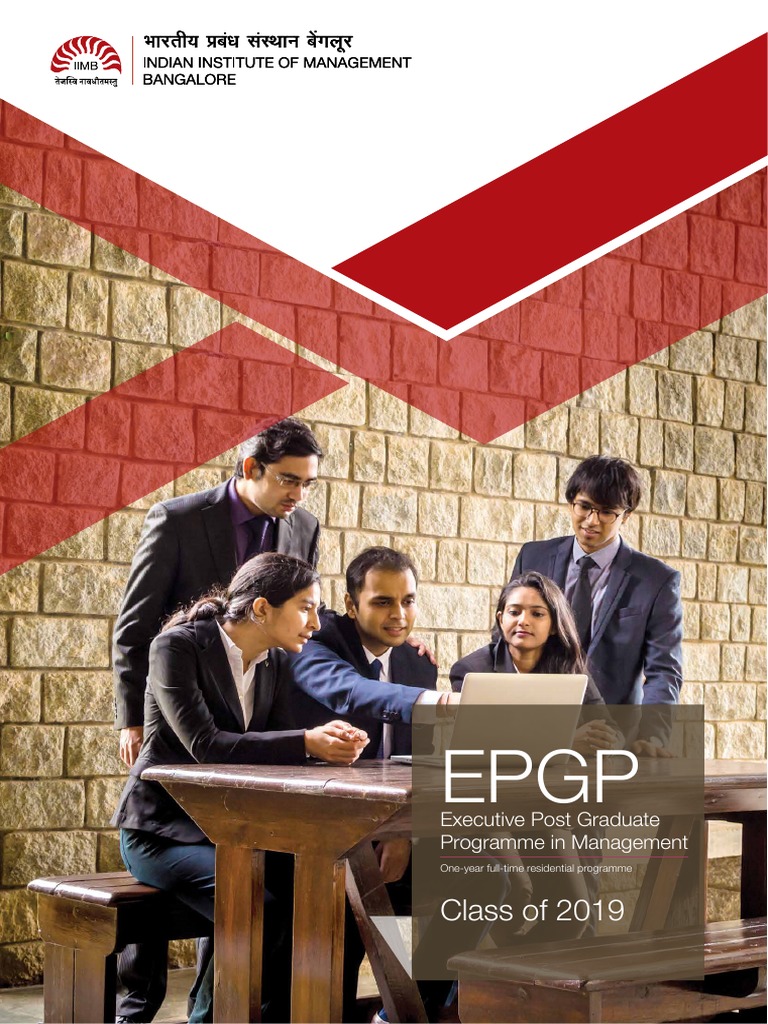 EPGP Placement Brochure 2018-2019 | PDF | Business