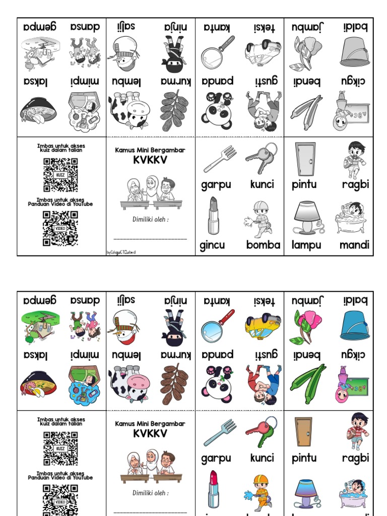 Mini Kamus Bergambar KVKKV | PDF