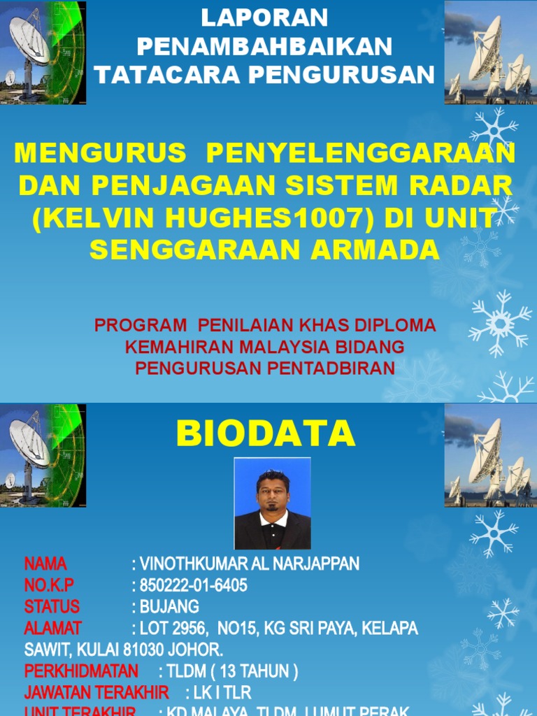 Penyelenggaraan Radar Kh 1007 Tldm Pdf