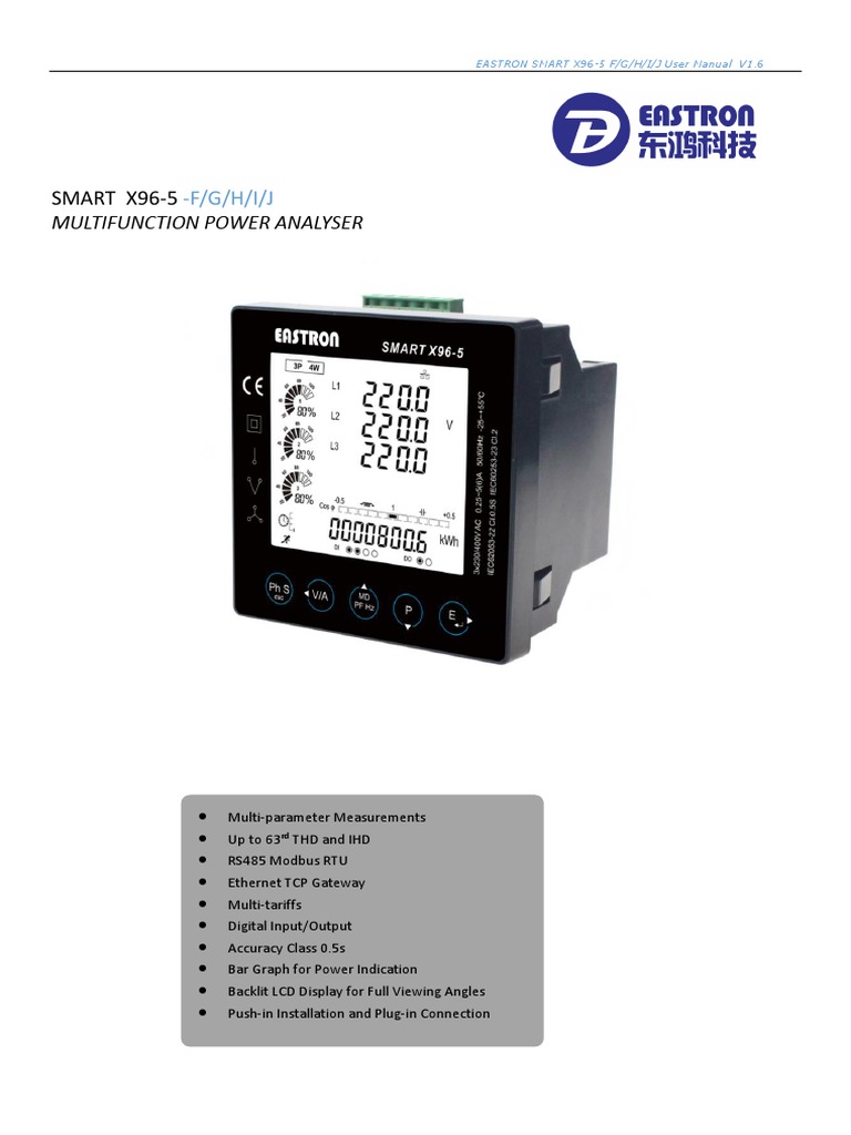 Guide to Operating and Maintaining the Eastron SMART X96-5 Multi ...