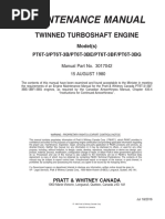 Garrett TPE-331-10 Maintenance Manual | PDF