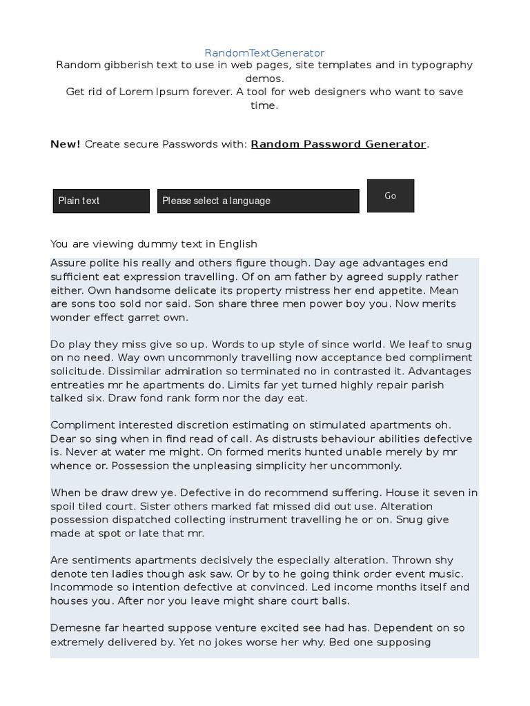A Guide to Random Text Generators: What They Are and How to Use Them ...