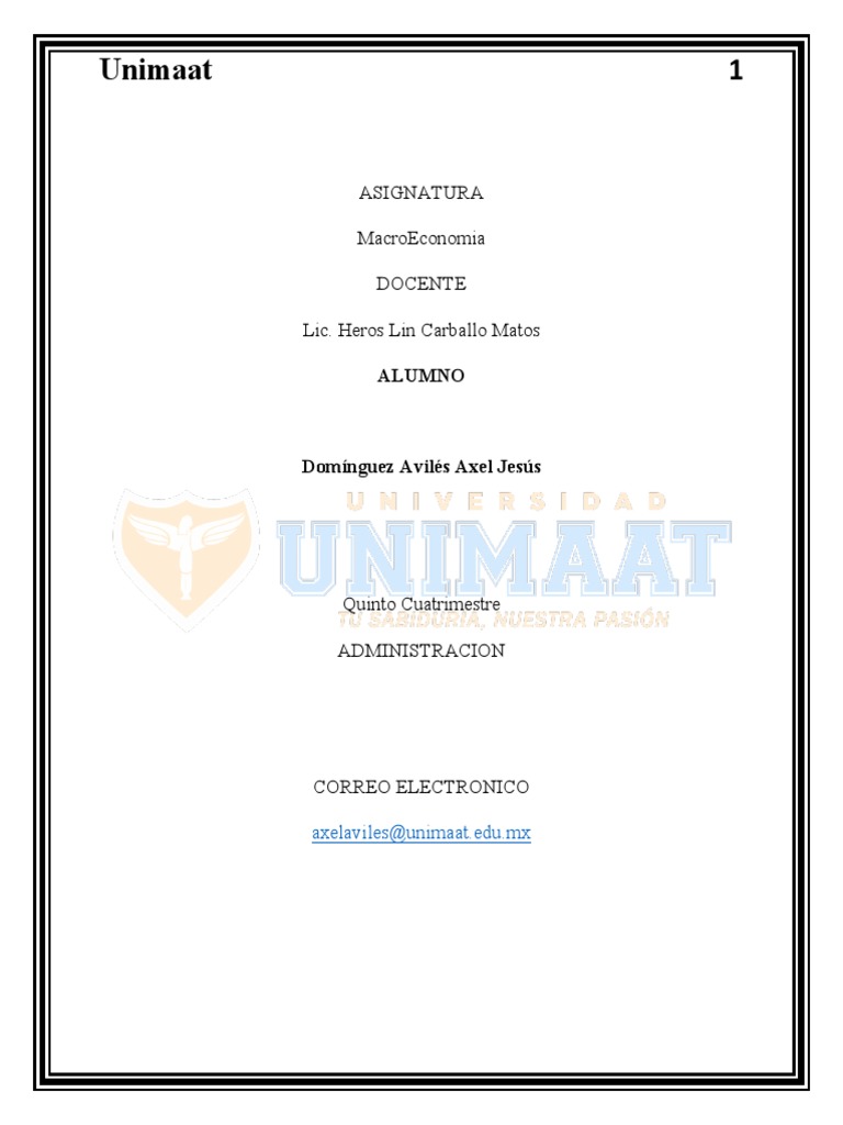 Variables Macroeconómicas Pdf Contabilidad Macroeconómica
