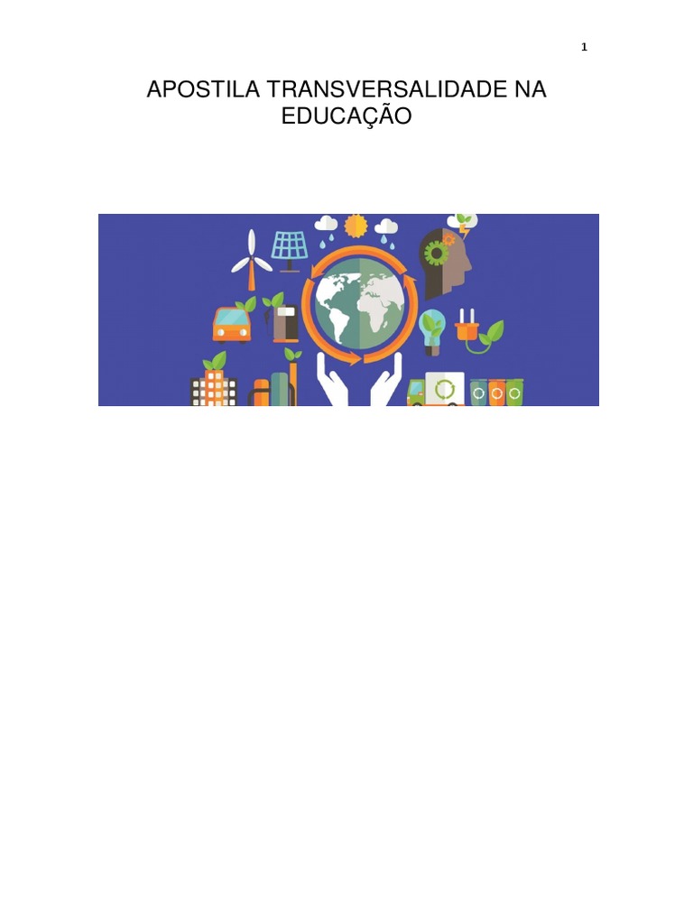 Apostila - Transversalidade Na Educação | PDF | Interdisciplinaridade ...