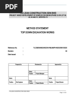 Manual Excavation Work Method Guide | PDF | Surveying