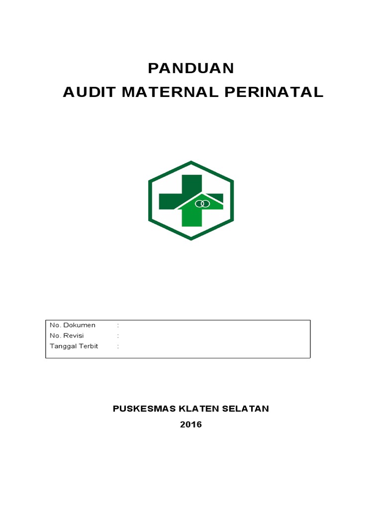 Panduan Audit Maternal Perinatal | PDF