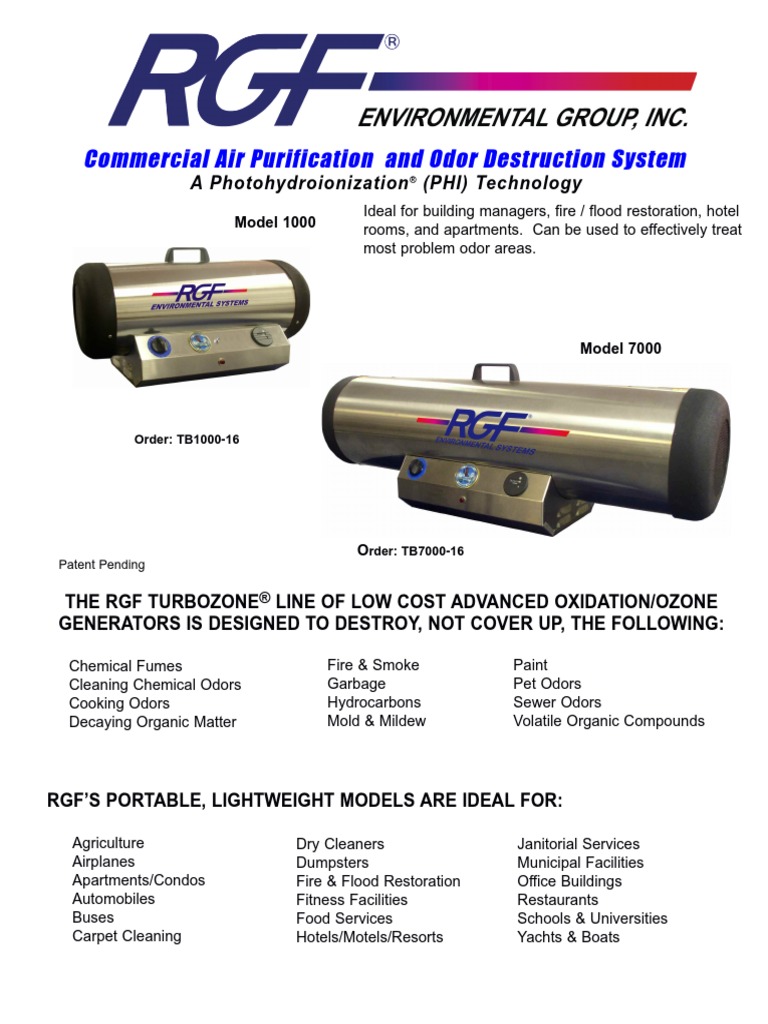 Commercial Air Purification and Odor Destruction System: A ...
