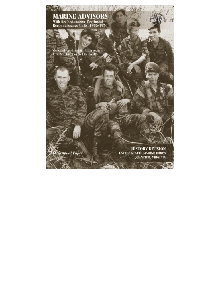 Usmc Marine Advisor With The Vietnamese Provisional Units | PDF ...