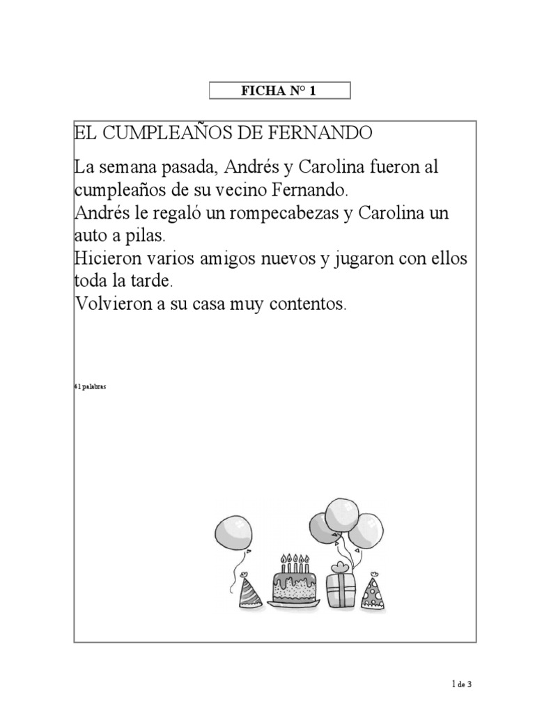 Actividades de Lectura y Rimas | PDF