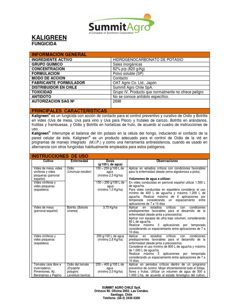 Kaligreen FT | PDF | Agua