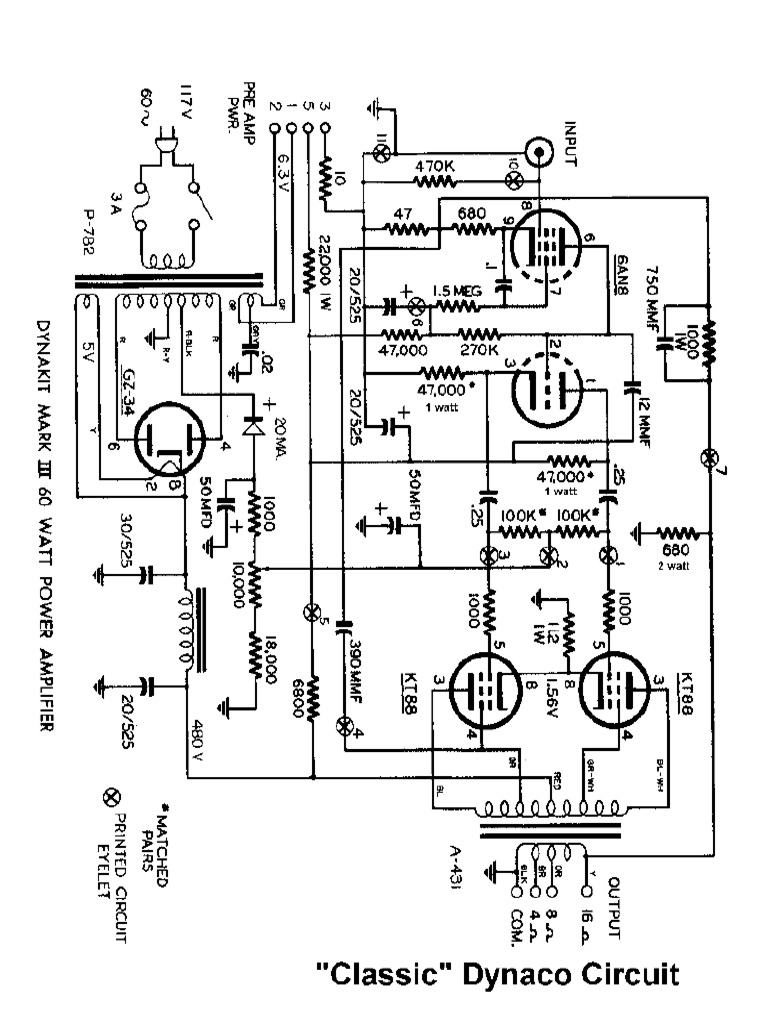 Dynaco Mark III Schematic | PDF