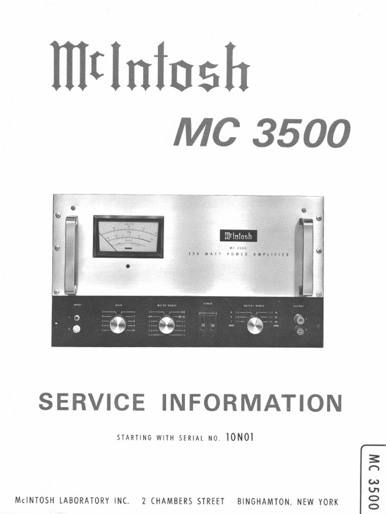mc3500 SM | PDF