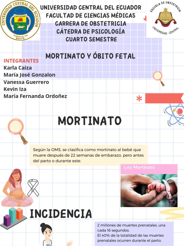 Mortinato y Óbito Fetal: Definiciones y Causas | PDF | Dolor | El embarazo