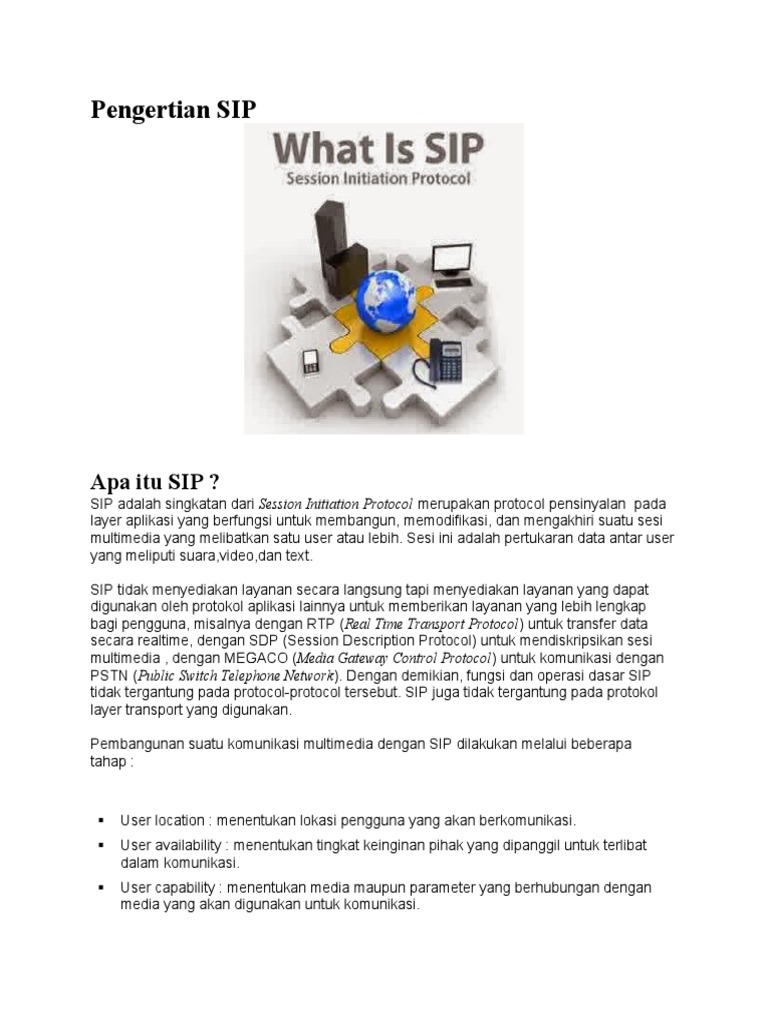 Pengertian SIP dalam | PDF