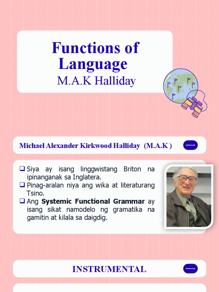 Functions of Language Ni Mak Halliday | PDF
