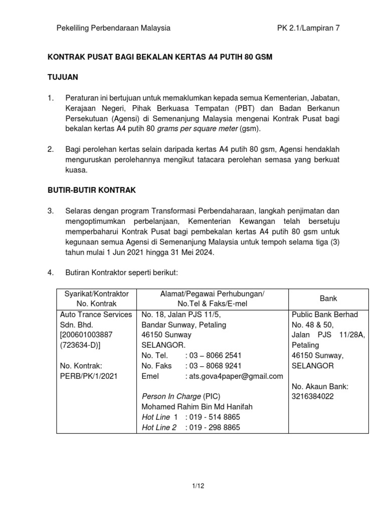 Lampiran 7 PK 2.1 | PDF