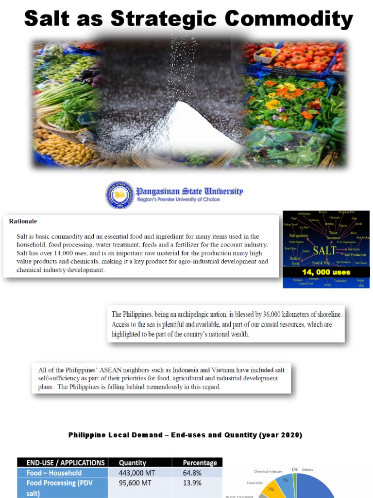 Salt As Strategic Commodity - PSU | PDF | Economies