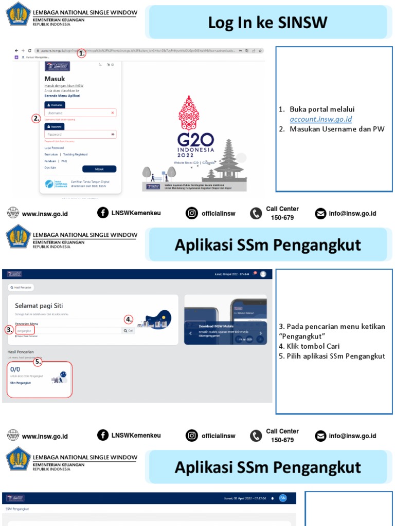 Panduan SSm Pengangkut di INSW | PDF
