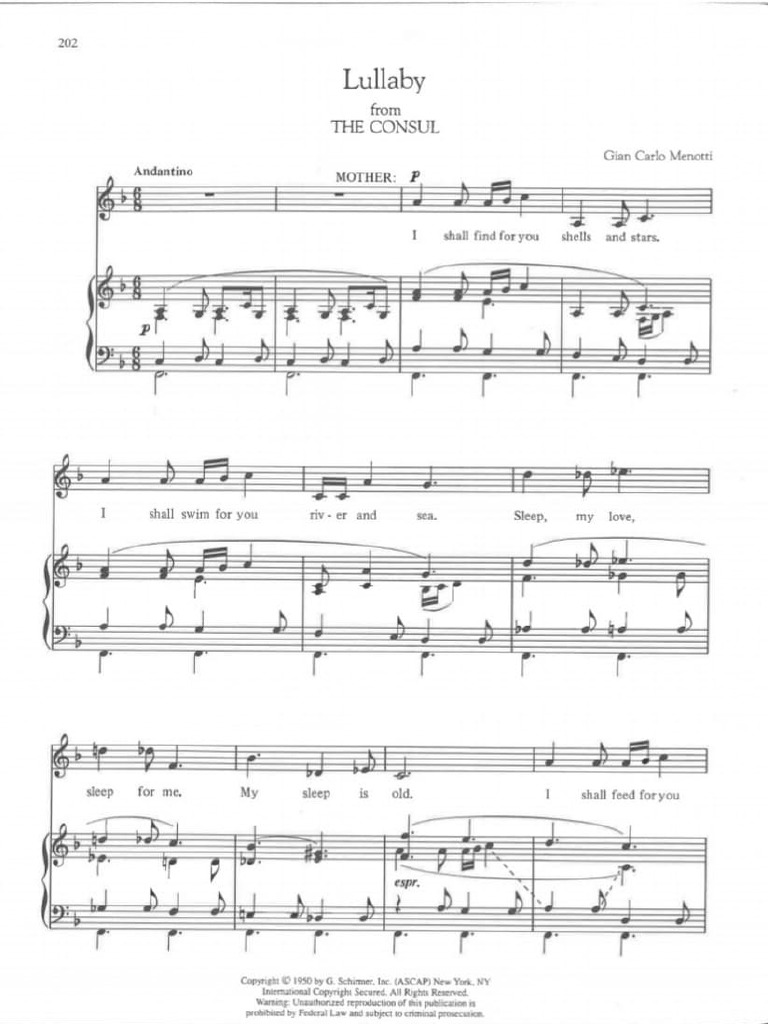 Lullaby-The Consul 2 | PDF